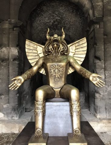 A statue of Moloch unveiled in Rome along with controversy - Arts ...